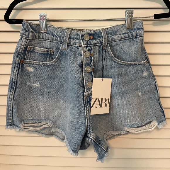 Zara | Bottoms | Zara Denim Shorts New With Tags | Poshmark